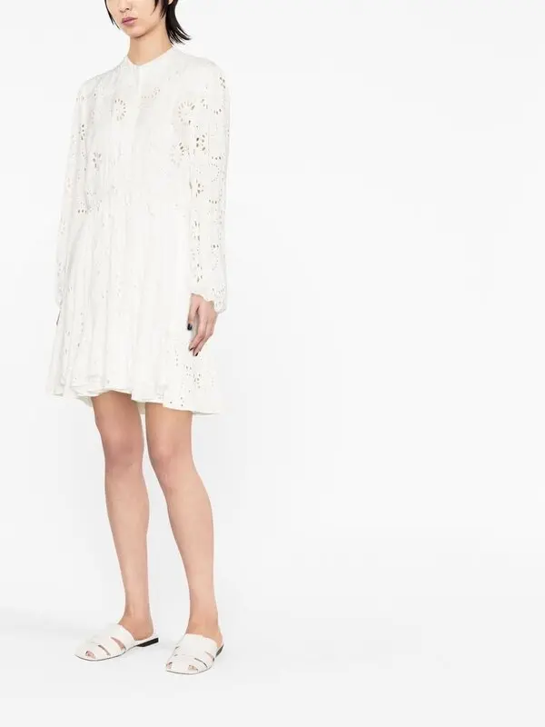 Maje Broderie Anglaise Mini Dress