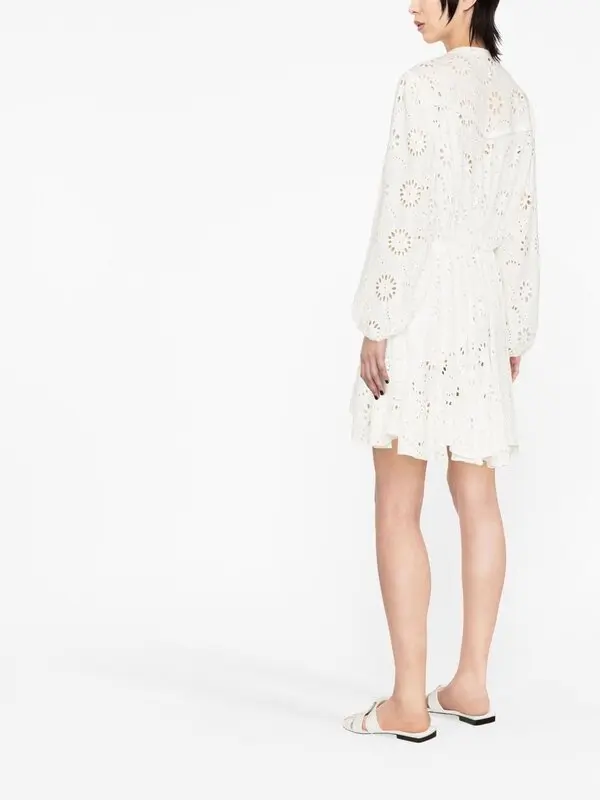 Maje Broderie Anglaise Mini Dress