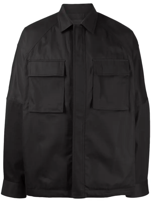 JUUN.J Classic-collar Concealed-fastening Shirt Jacket