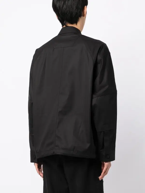 JUUN.J Classic-collar Concealed-fastening Shirt Jacket