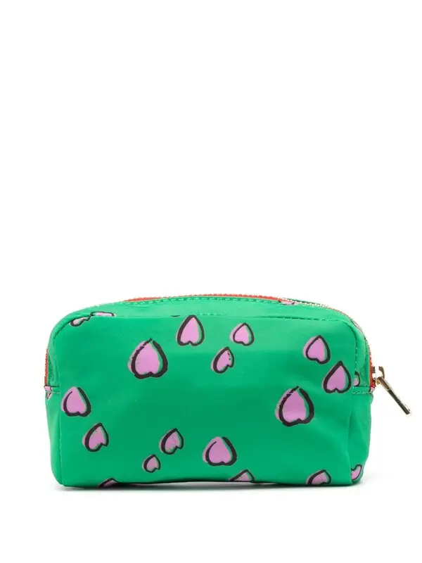 Bimba Y Lola Small Hearts-print Makeup Bag