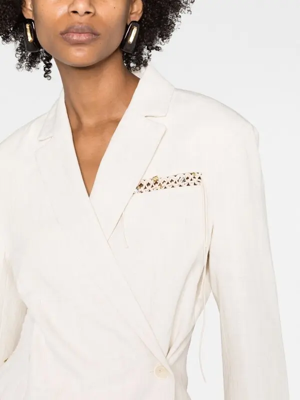 Jacquemus La Veste Tibau Brodée Blazer