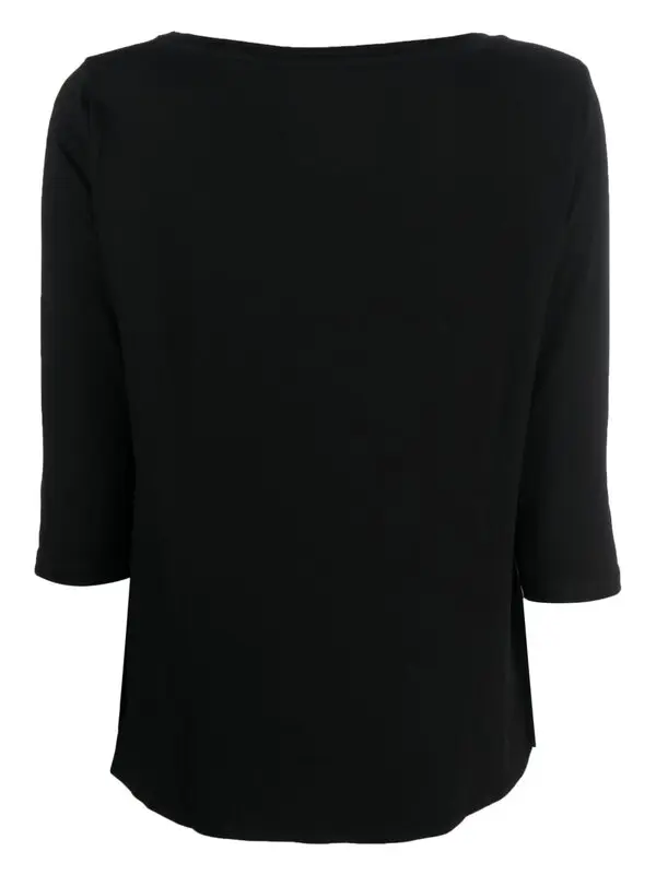 Majestic Filatures Boat-neck Jersey Top