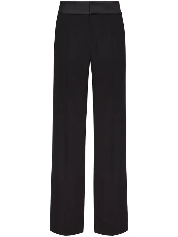 Valentino Garavani Straight-leg Trousers - Black