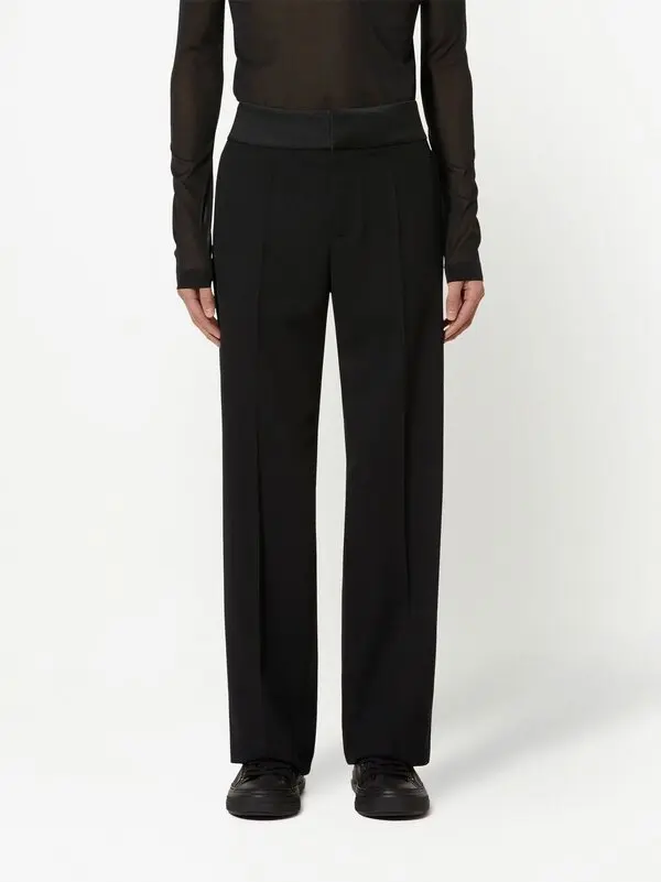 Valentino Garavani Straight-leg Trousers - Black