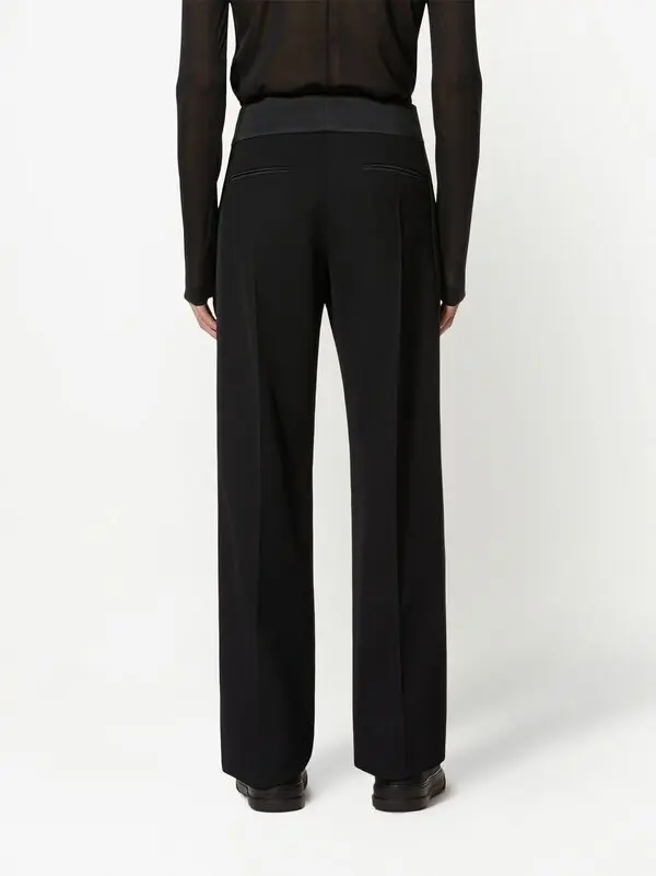 Valentino Garavani Straight-leg Trousers - Black