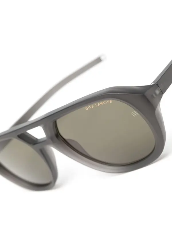 Dita Pilot-frame Sunglasses - Grey