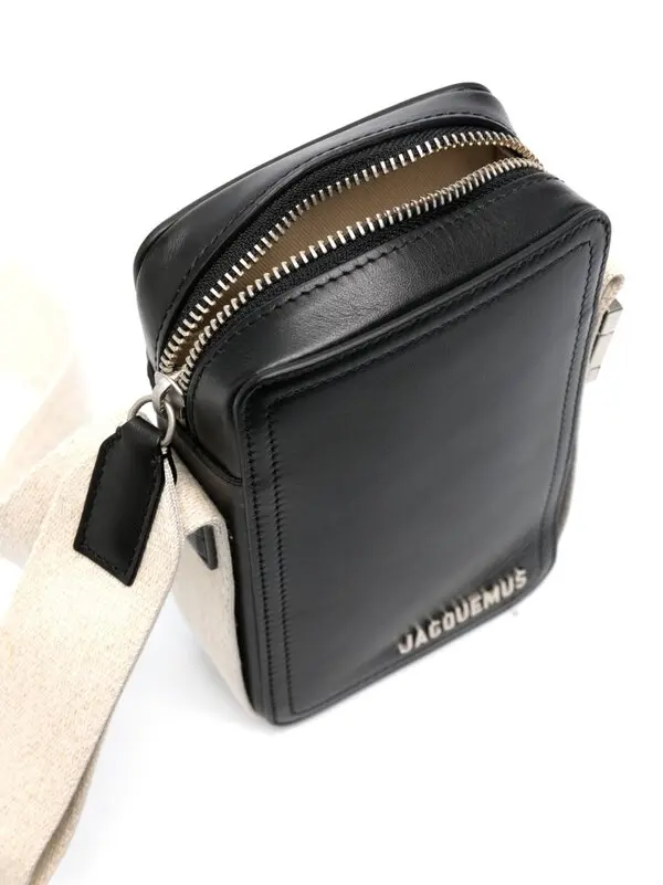 Jacquemus Le Cuerda Vertical Messenger Bag - Black
