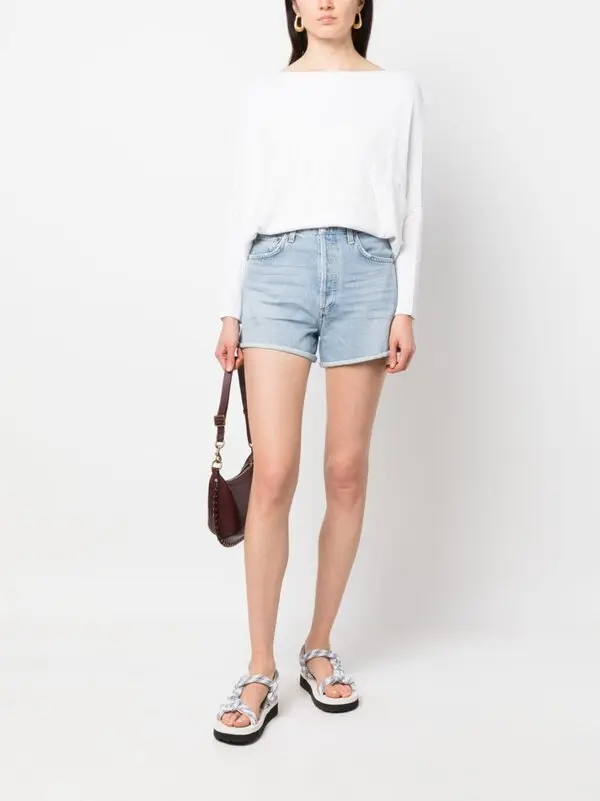 AGOLDE High-rise Denim Shorts