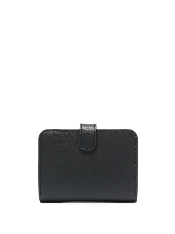 Furla Logo-lettering Leather Wallet - Black