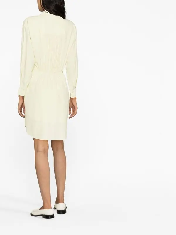 Maje Tie-waist Shirt Dress