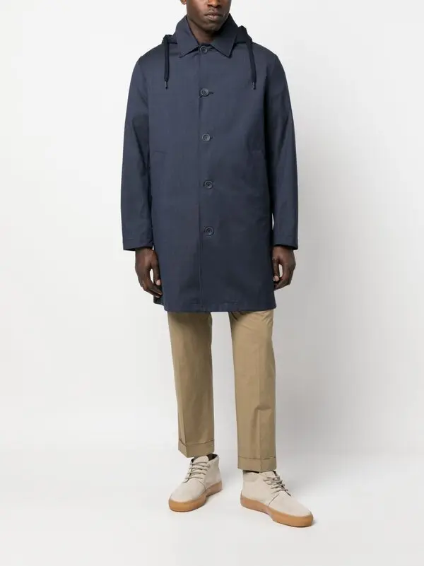 Herno Single-breasted Parka Jacket