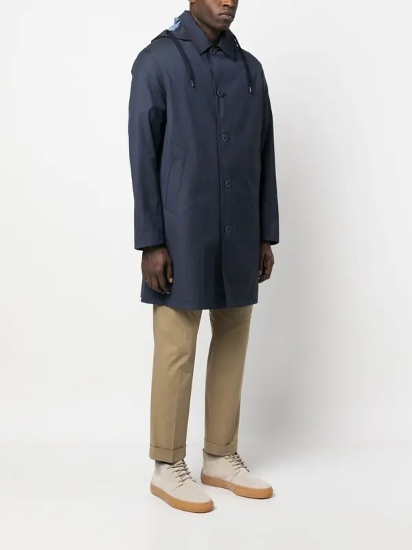 Herno Single-breasted Parka Jacket