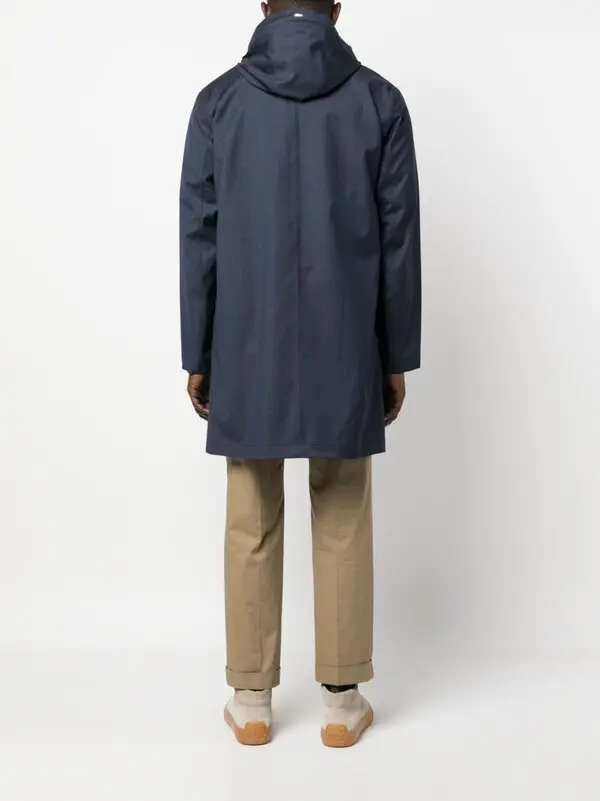 Herno Single-breasted Parka Jacket