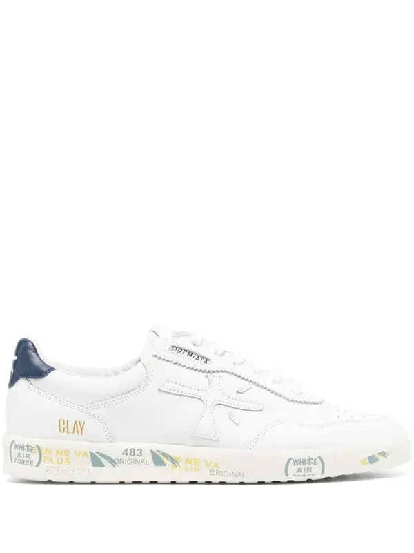 Premiata Lace-up Leather Sneakers