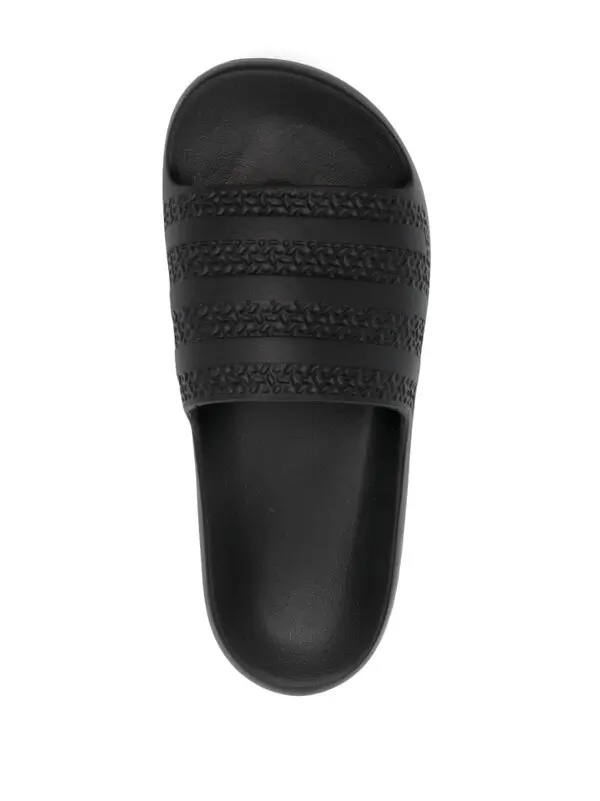 Adidas Adilette Ayoon Logo-print Slides - Black