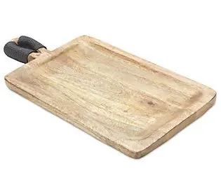 MELROSE Mango Wood Cutting Board Style Tray