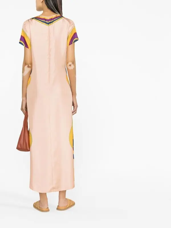 La DoubleJ Swing Graphic-print Dress - Pink