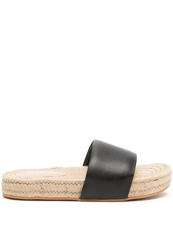 Senso Isobel Espadrille Sandals - Black