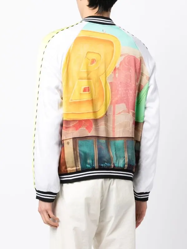 BLUE SKY INN Graphic-print Bomber Jacket
