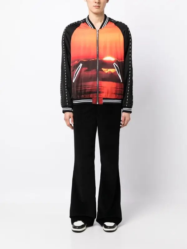 BLUE SKY INN Graphic-print Bomber Jacket