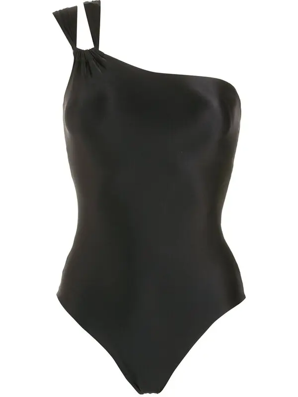 LYGIA & NANNY Miusha One-shoulder Swimsuit - Black