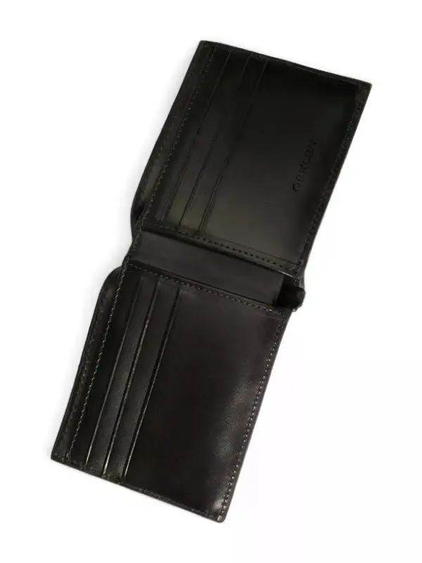 OSKLEN Textured Leather Bi-fold Wallet