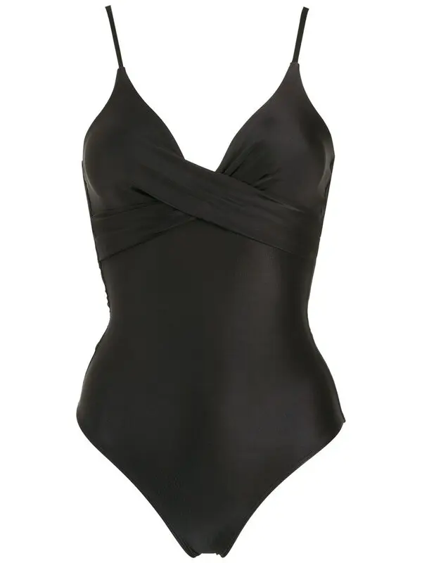 LYGIA & NANNY Bianca Wrap Swimsuit - Black