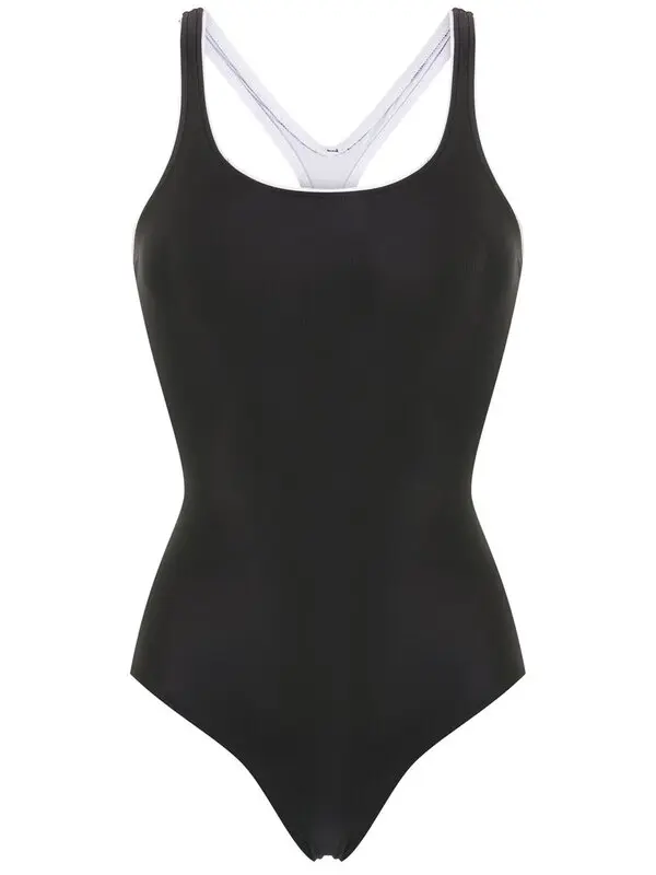 LYGIA & NANNY Cut-out Back Swimsuit - Black