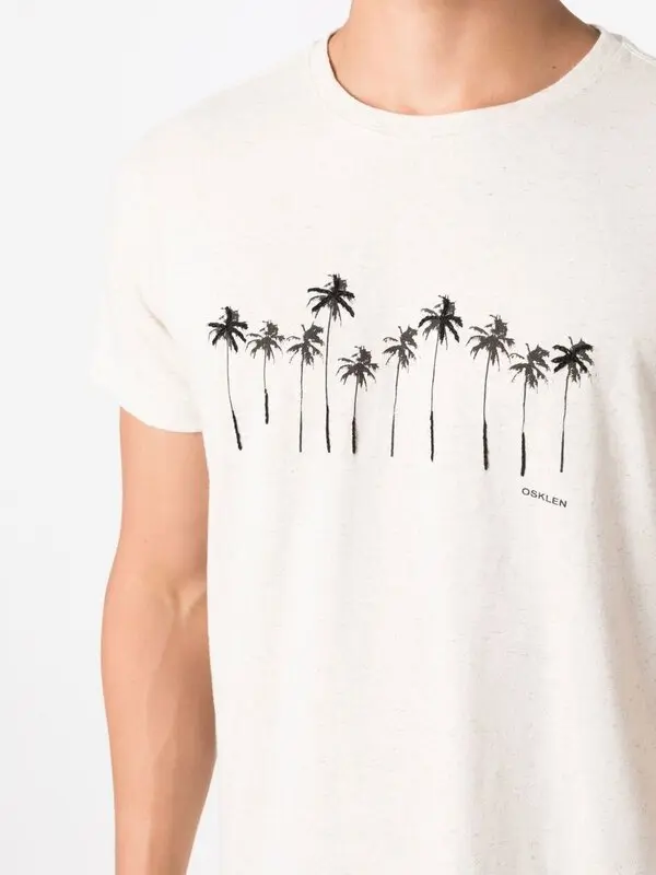 OSKLEN Palm Tree-print T-shirt