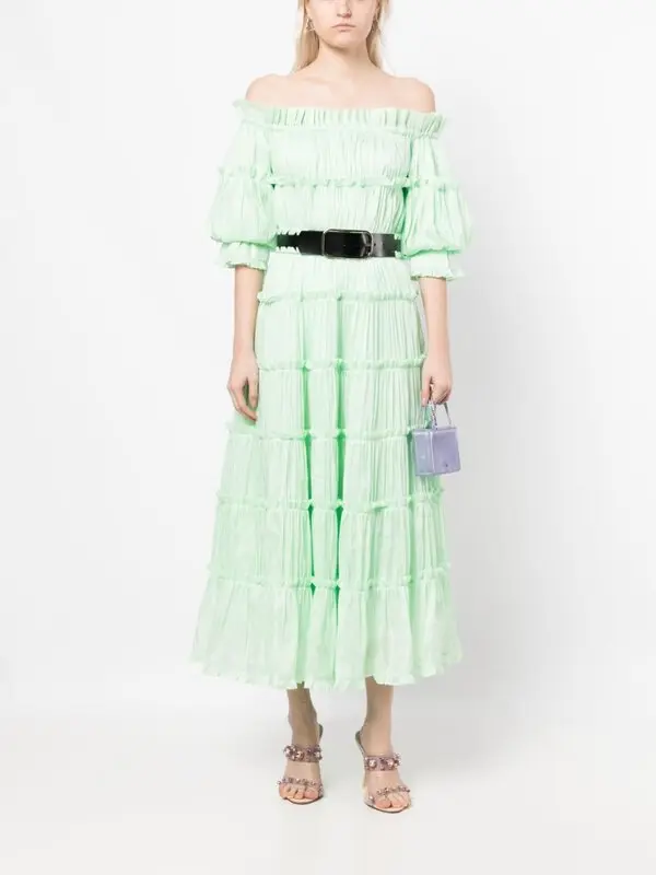 LEO LIN Rue Off-shoulder Tiered Dress