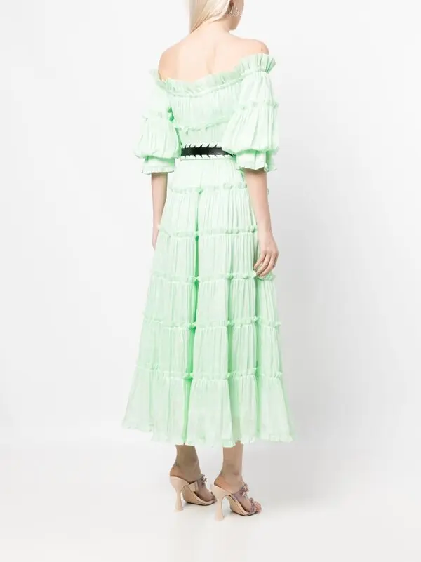 LEO LIN Rue Off-shoulder Tiered Dress