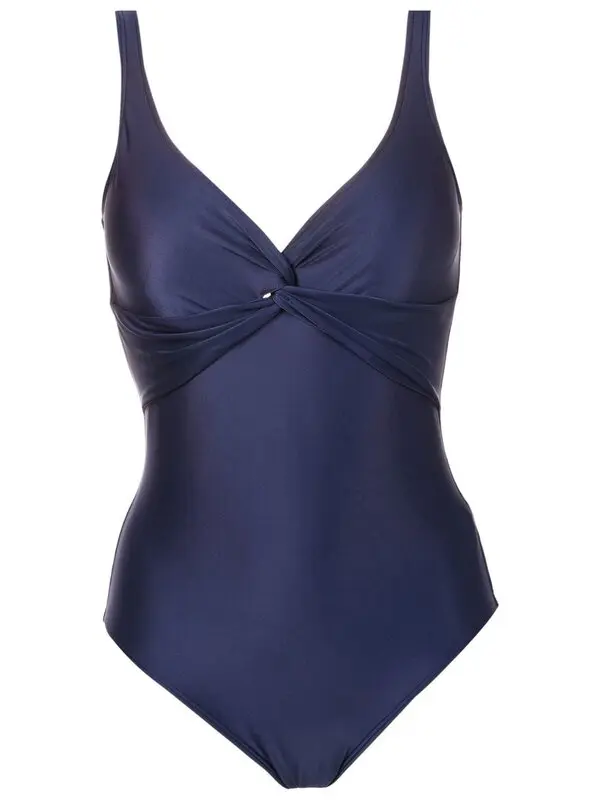 LYGIA & NANNY Adriana Ruched Swimsuit - Blue