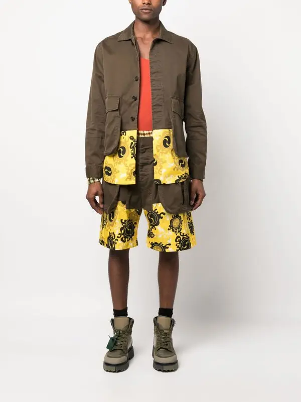 Dsquared2 Layered-effect Cotton Shorts