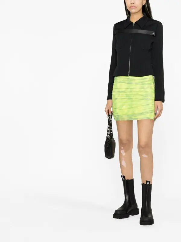 ROTATE BY BIRGER CHRISTENSEN Tie-dye Print Miniskirt