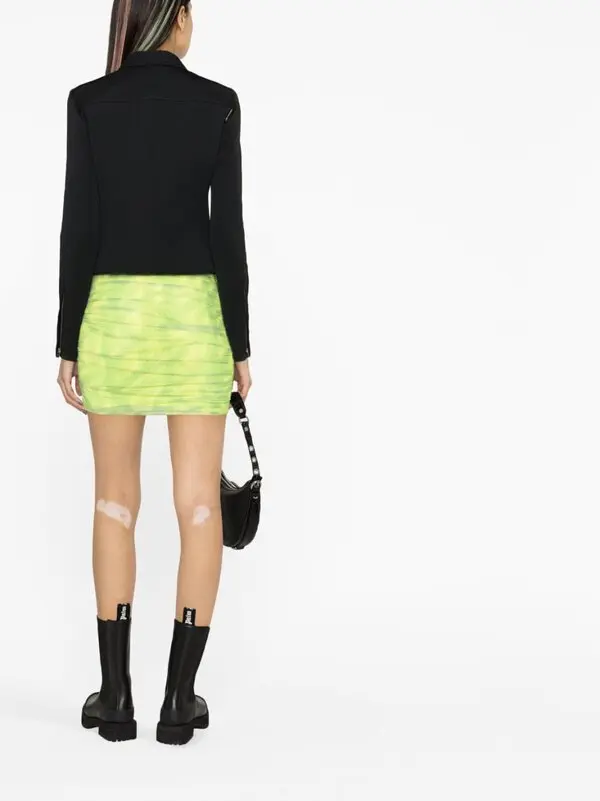 ROTATE BY BIRGER CHRISTENSEN Tie-dye Print Miniskirt