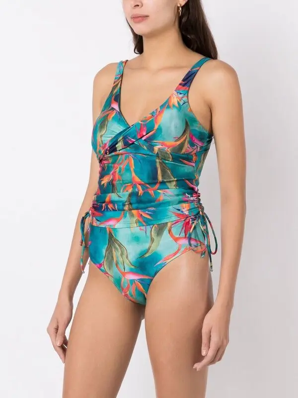 LYGIA & NANNY Bruma-print Tankini - Blue