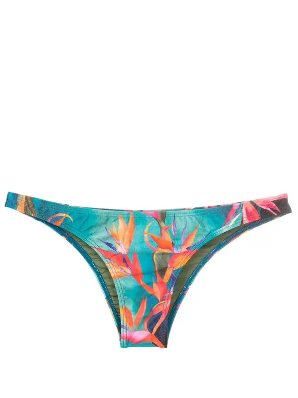 LYGIA & NANNY Poipu Printed Bikini Bottom - Blue