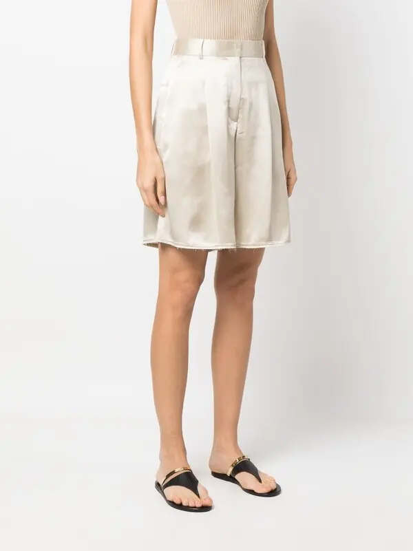 BY MALENE BIRGER High-waist Satin Shorts