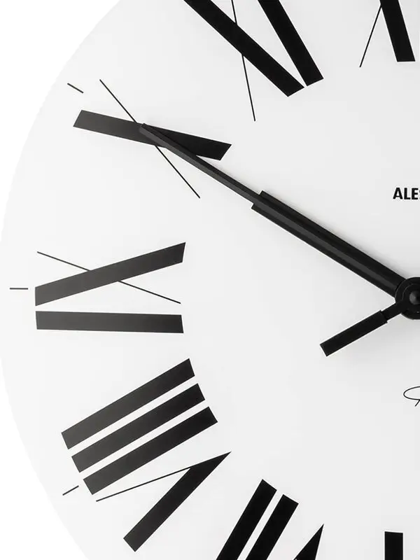 ALESSI Roman-numeral Clock