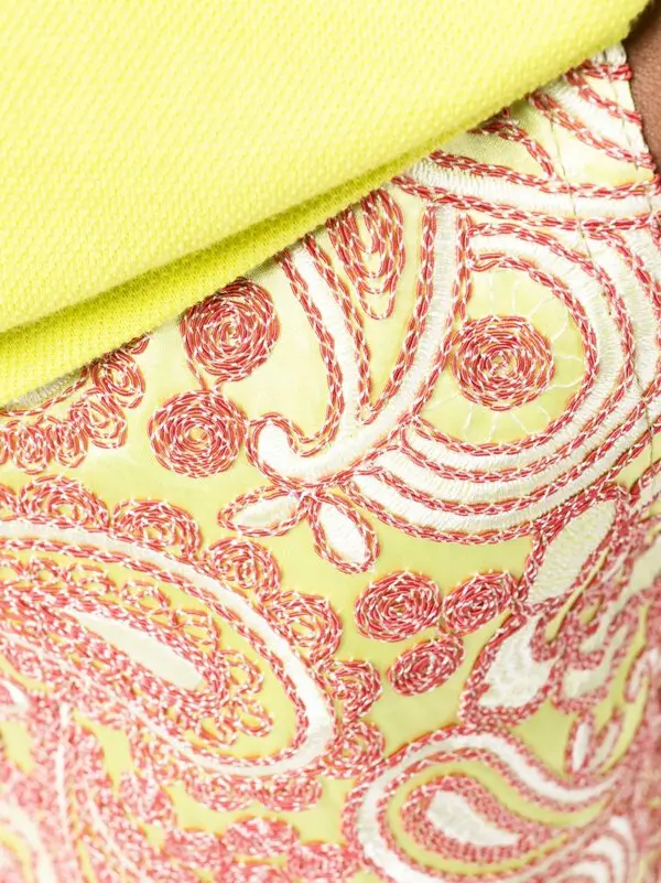 BLUEMARBLE Floral-embroidery Knee-length Shorts - Green