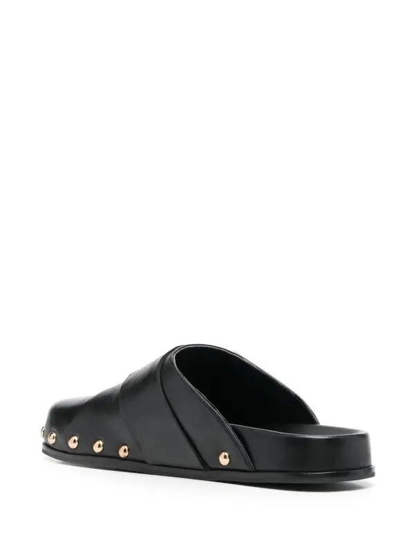 TWINSET Buckle-fastened Leather Mules