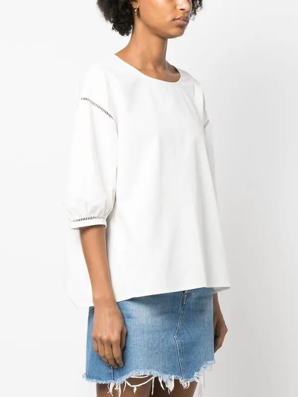 A.p.c. Georgia Openwork Blouse