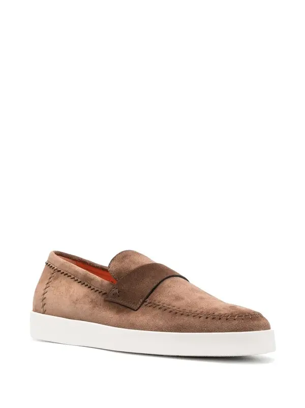 Santoni Penny Loafers