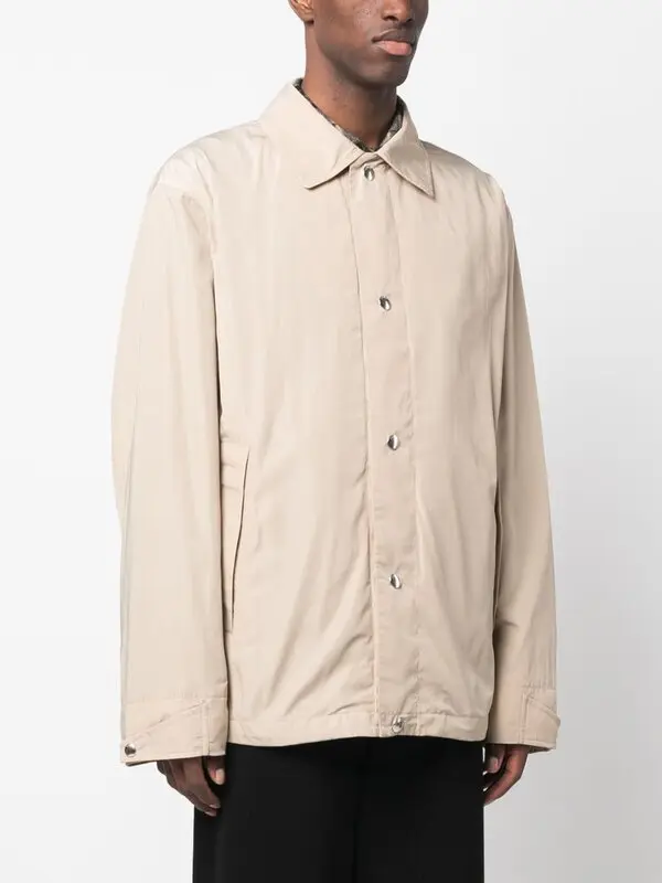 LANVIN Logo-embroidered Shirt Jacket