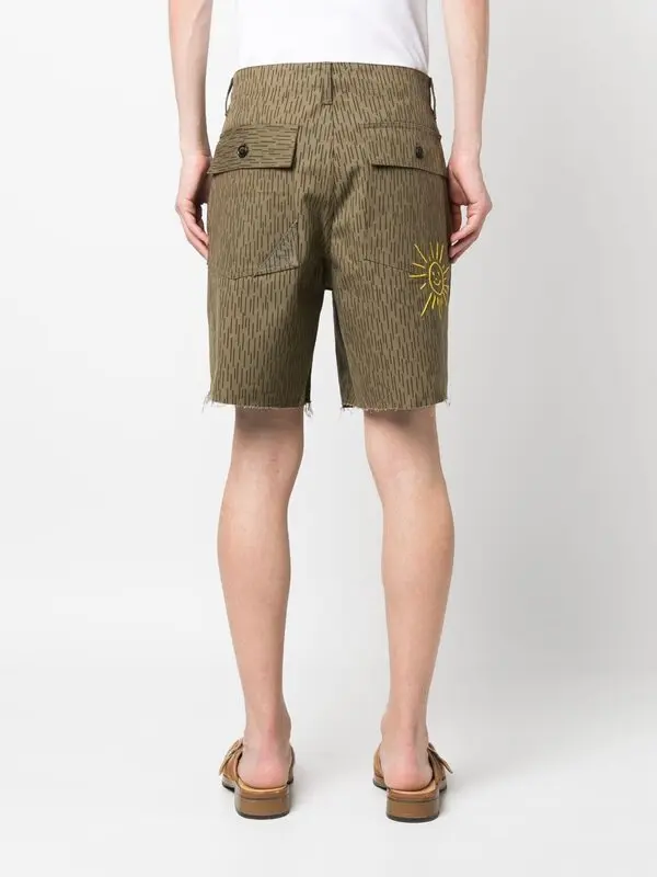 PRESIDENT’S President's Stripe-pattern Cotton Shorts