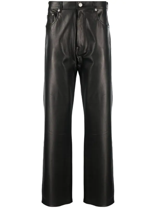 VTMNTS Straight-leg Leather Trousers