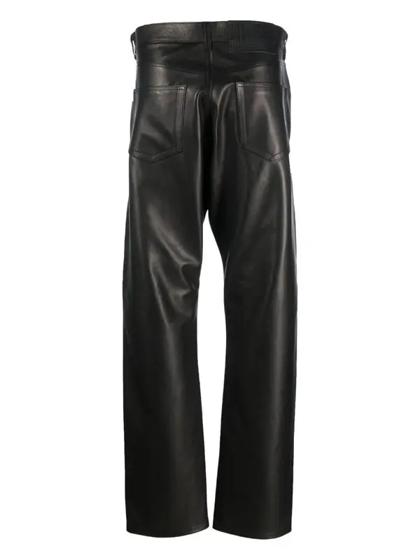VTMNTS Straight-leg Leather Trousers
