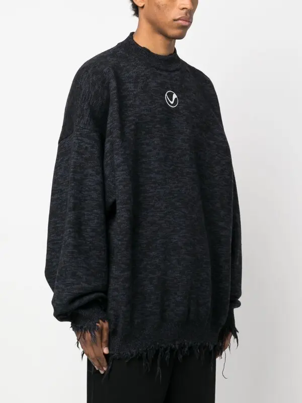 Vetements Embroidered-logo Long-sleeve Sweatshirt