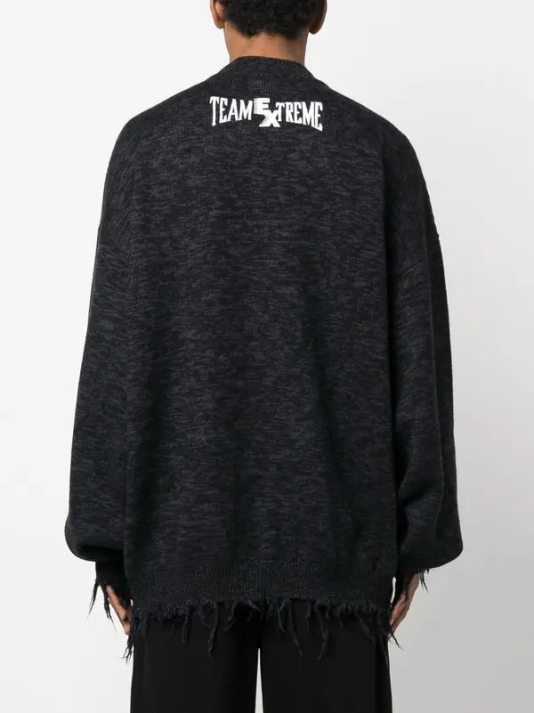 Vetements Embroidered-logo Long-sleeve Sweatshirt